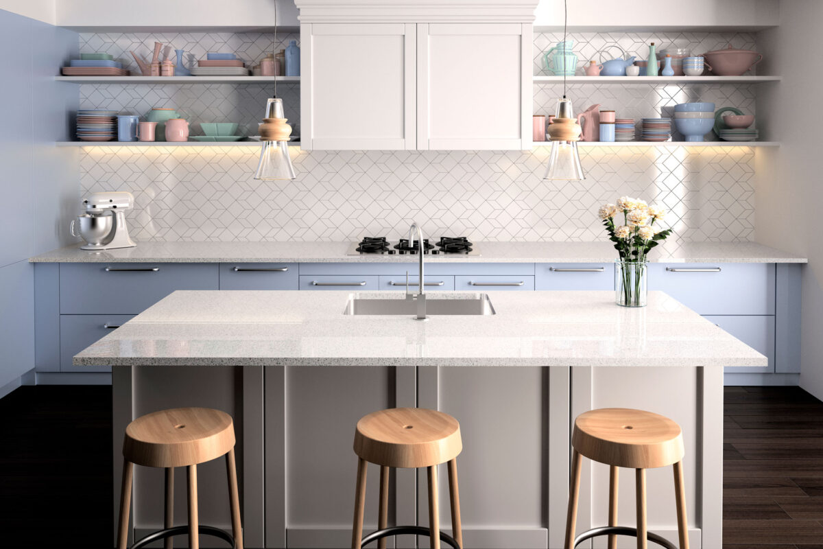 Stellar Snow - Silestone - Gramar Stone Center | Natural Stone Slabs ...