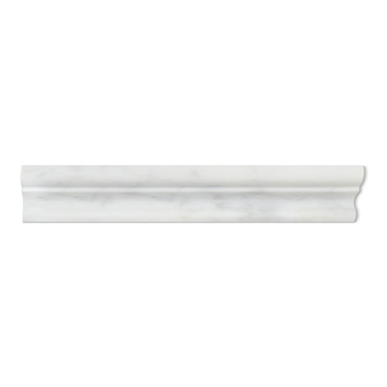 Carrara White Chair Rail - GRAMAR