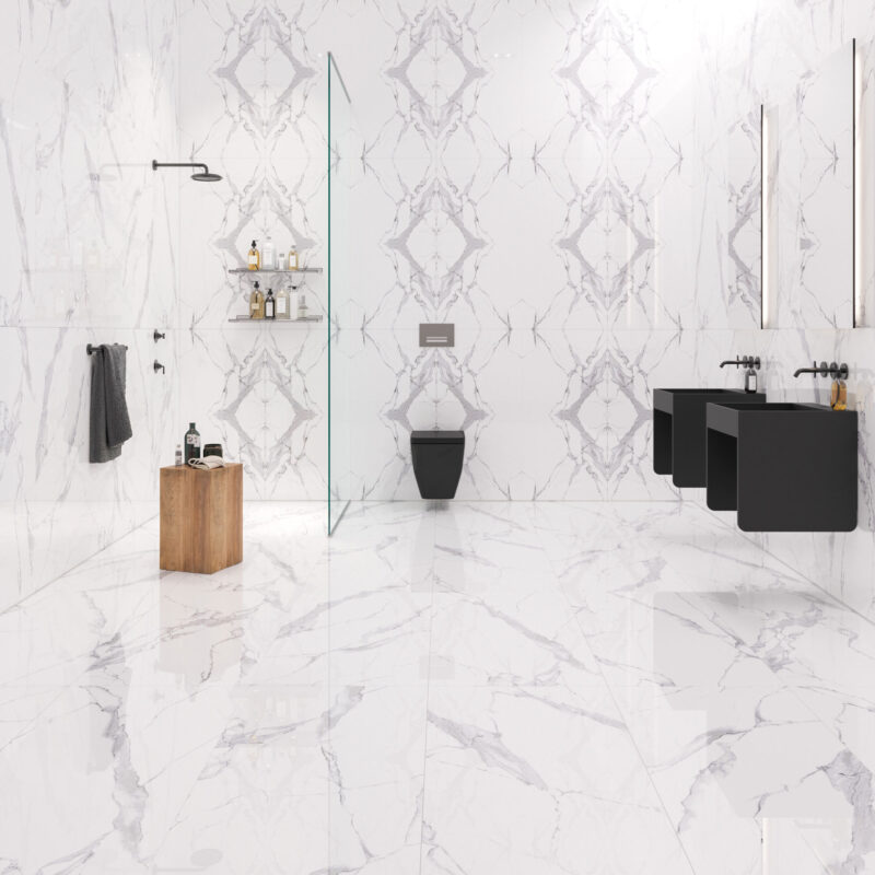 Calacatta Blanco 24x48 Bookmatch - Gramar Stone Center | Natural Stone ...
