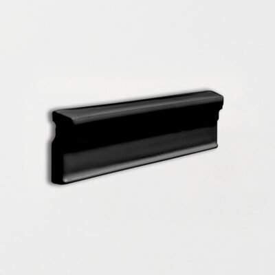 Black Glossy Ogee Trim Ceramic - GRAMAR