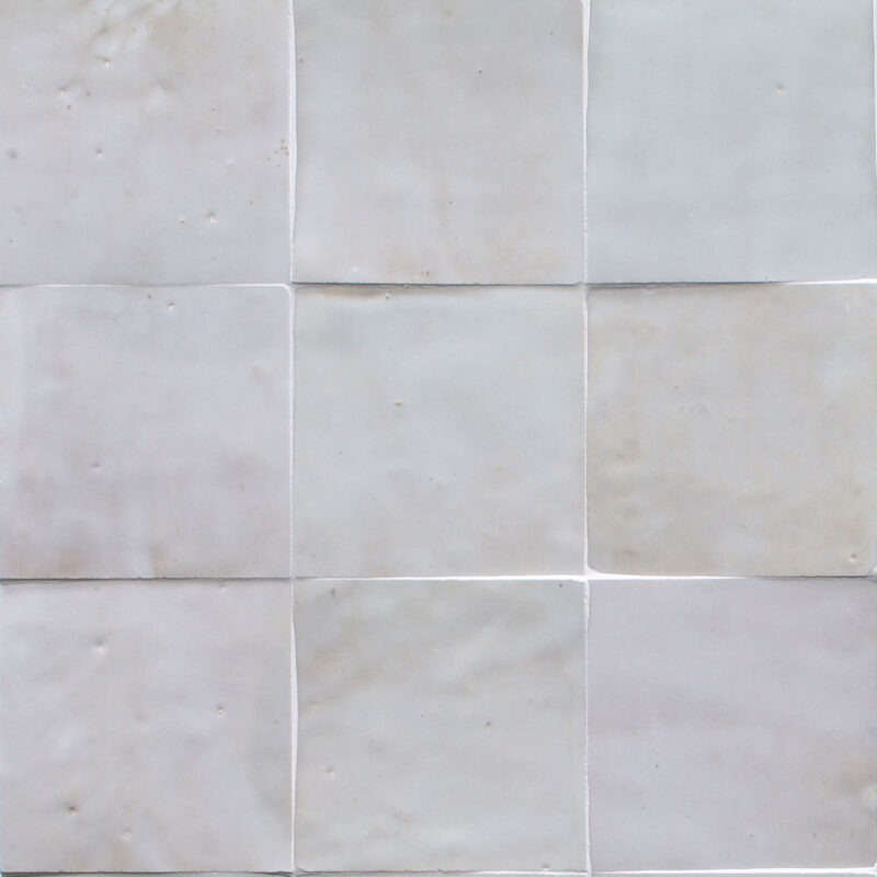 Zellige - White 4x4 - GRAMAR