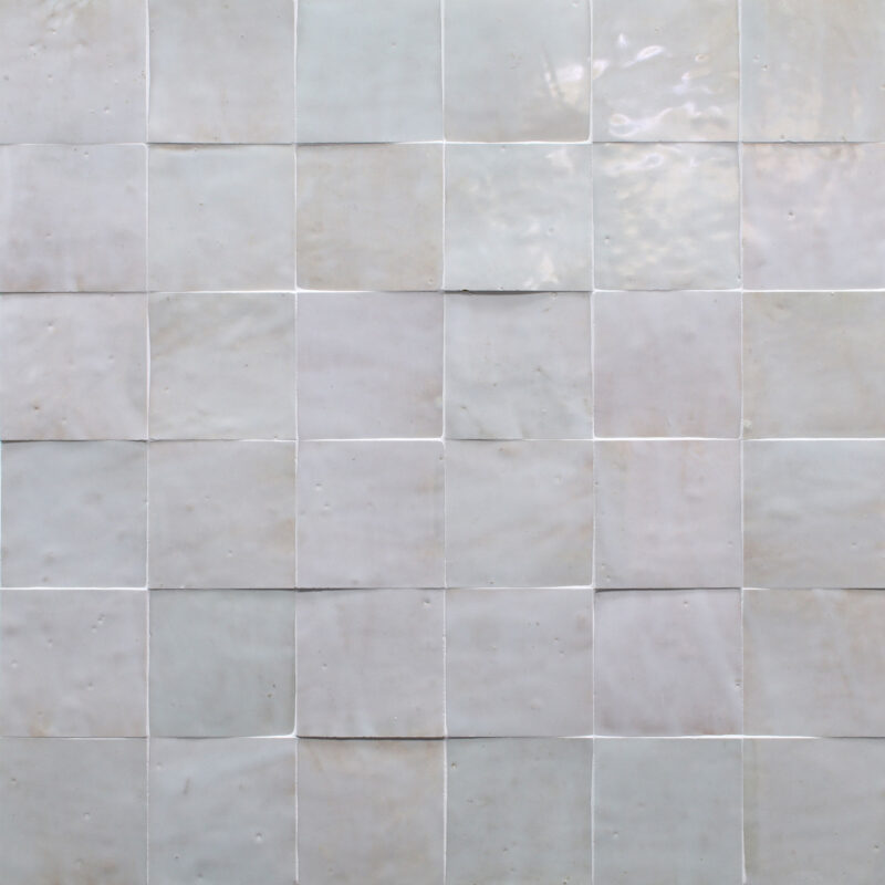 Zellige - White 4x4 - Gramar Stone Center | Natural Stone Slabs, Tile ...