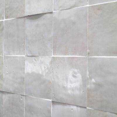 Zellige - White 4x4 - Gramar Stone Center | Natural Stone Slabs, Tile ...
